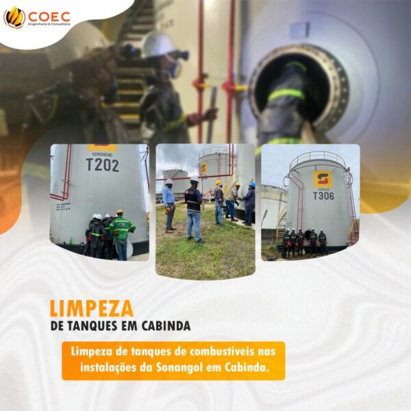 LIMPEZA DE TANQUES EM CABINDA - COEC - Engenharia & Consultoria